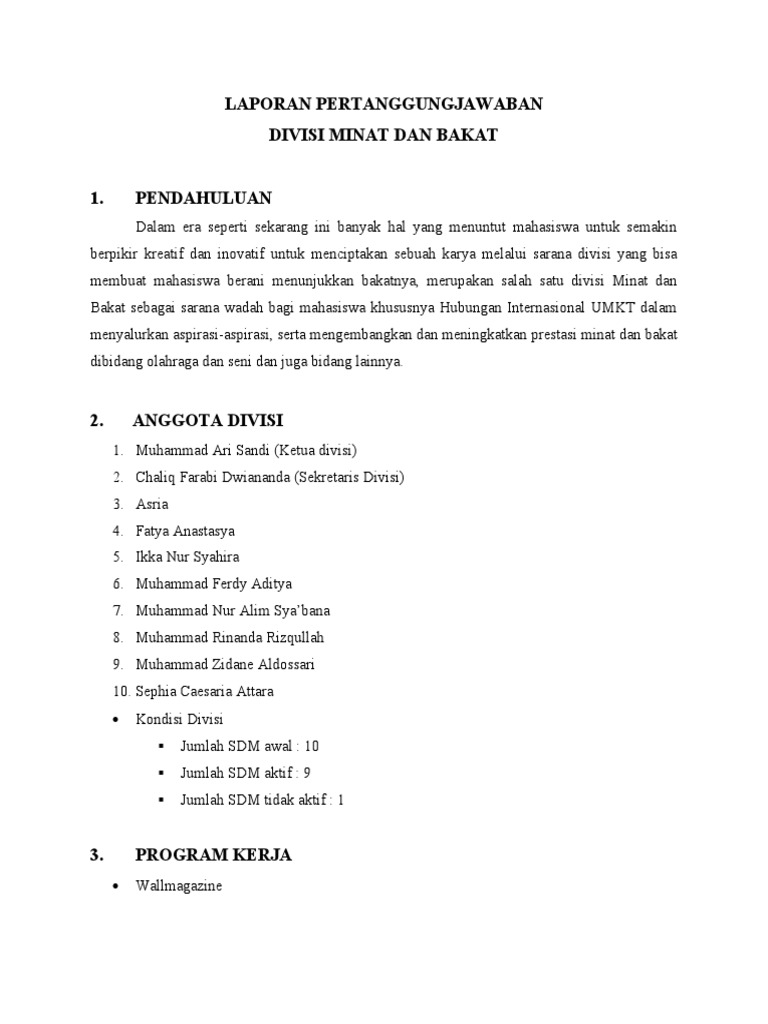 LPJ Minbak 2021 | PDF