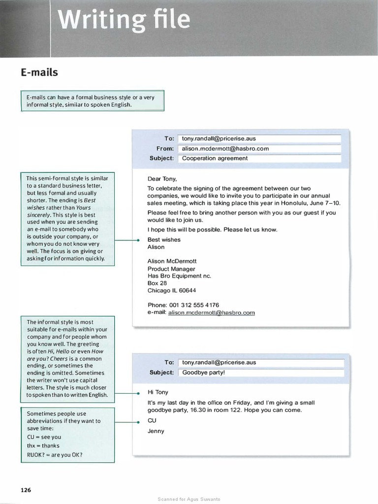 Writing Samples - Market Leader 3rd Edition - Pre-Intermediate | PDF ...