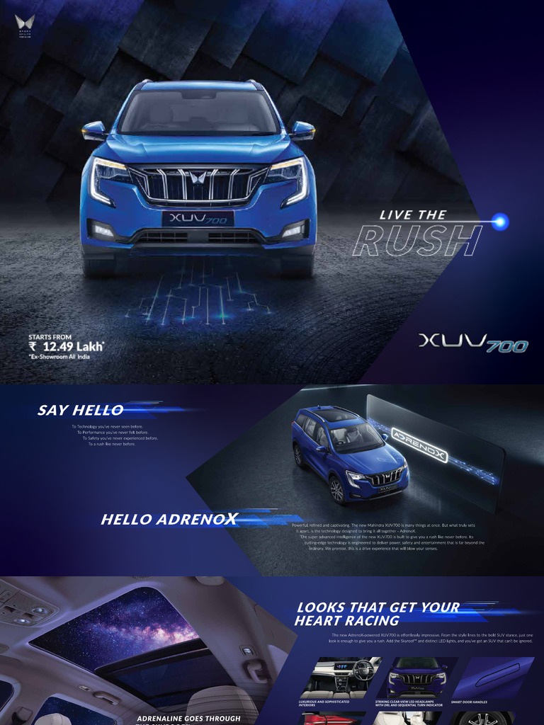 Xuv 700 | PDF