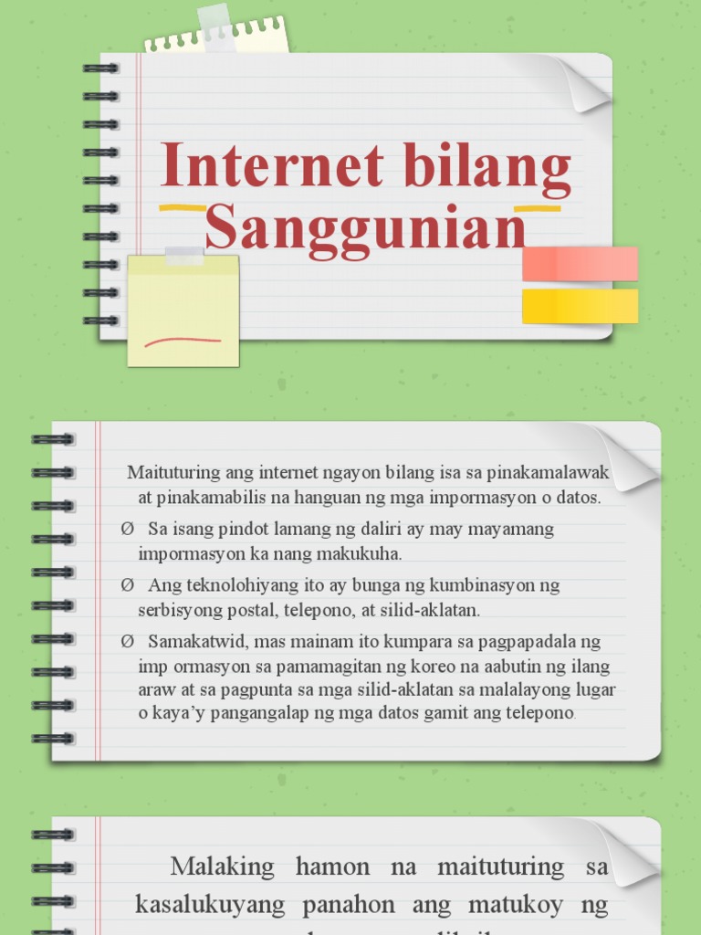 Internet Bilang Sanggunian | PDF