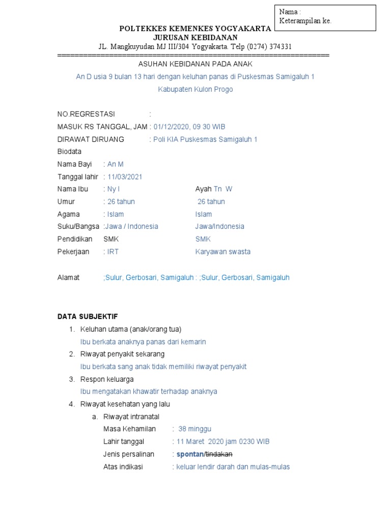 Askeb MTBS No 1 | PDF | Kesehatan Holistik