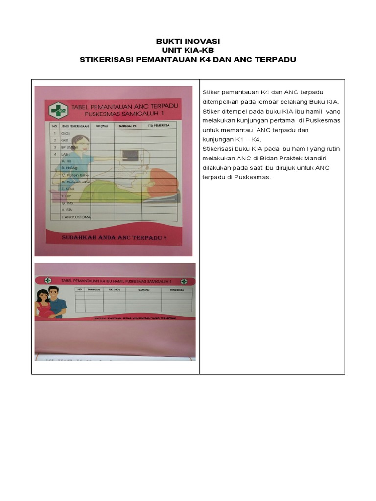 Bukti Inovasi, Sop K4 | PDF