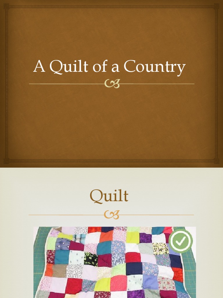 A Quilt of A Country | PDF | Social Science