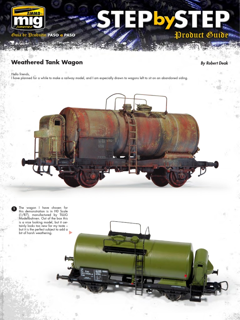 Weathering Techniques for H0 Scale Tank Wagon | PDF | Color | Artistic ...