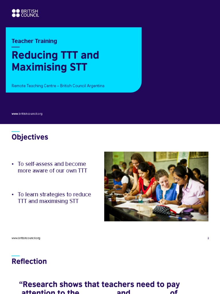 Reducing Teacher Talk Time Strategies | PDF | Classroom | Pedagogy