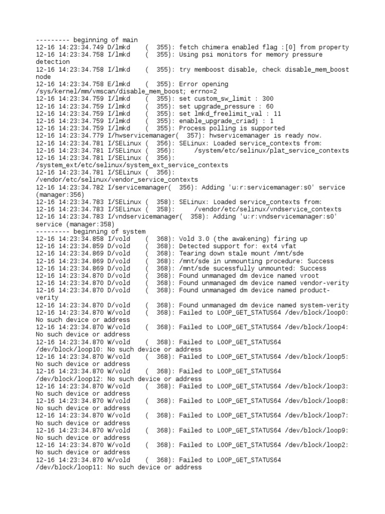 Android Memory Management Logs | PDF | Proprietary Software | Data
