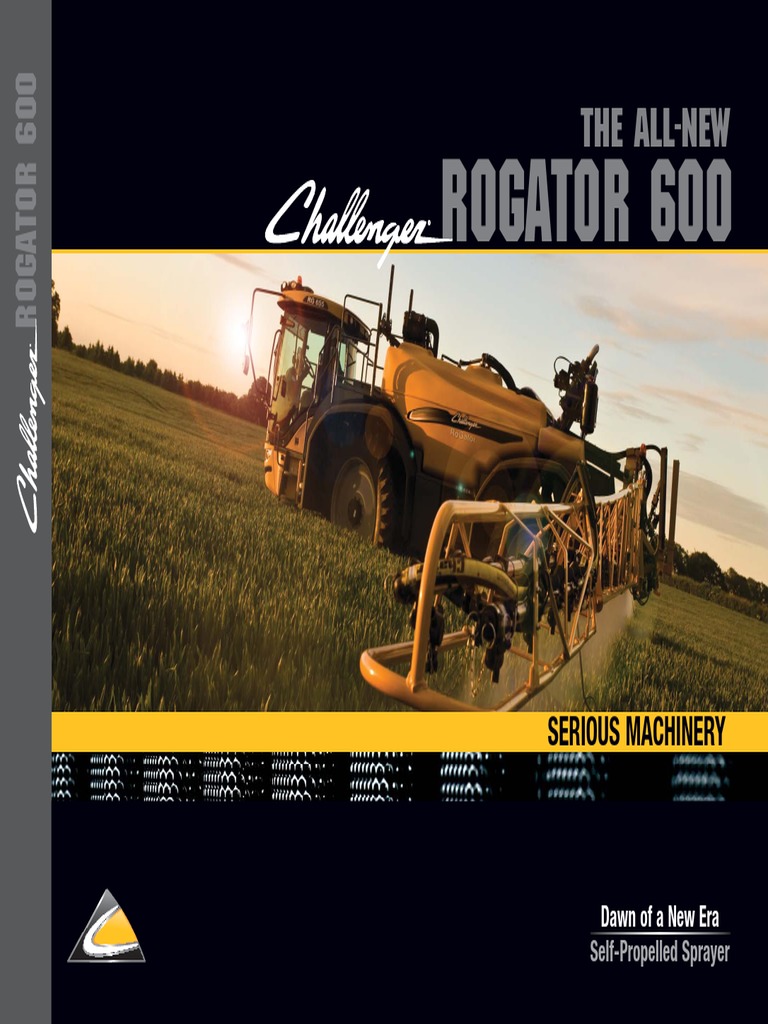 Rogator 600: The All-New | PDF | Engines | Pump