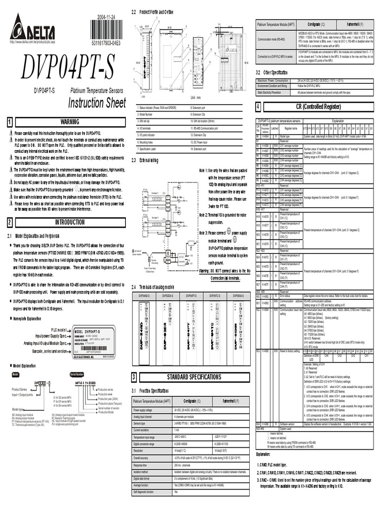 Delta Manual 3063 | PDF | Programmable Logic Controller | Electrical Engineering