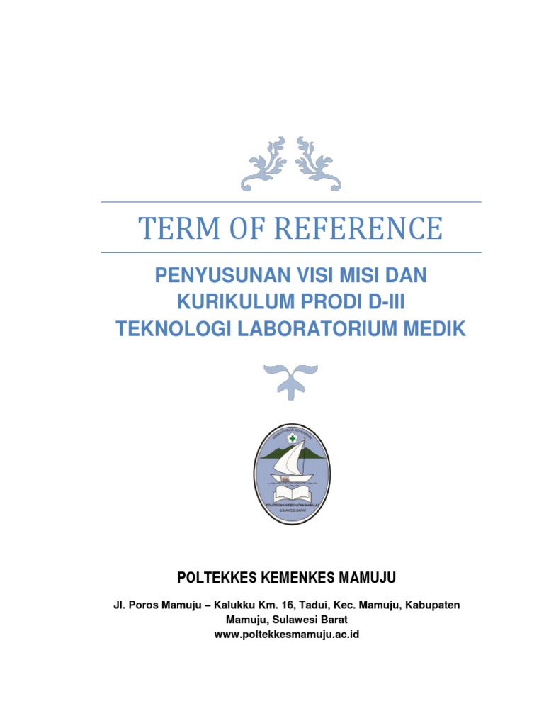 Tor Penyusunan Visi Misi Dan Kurikulum Prodi TLM | PDF