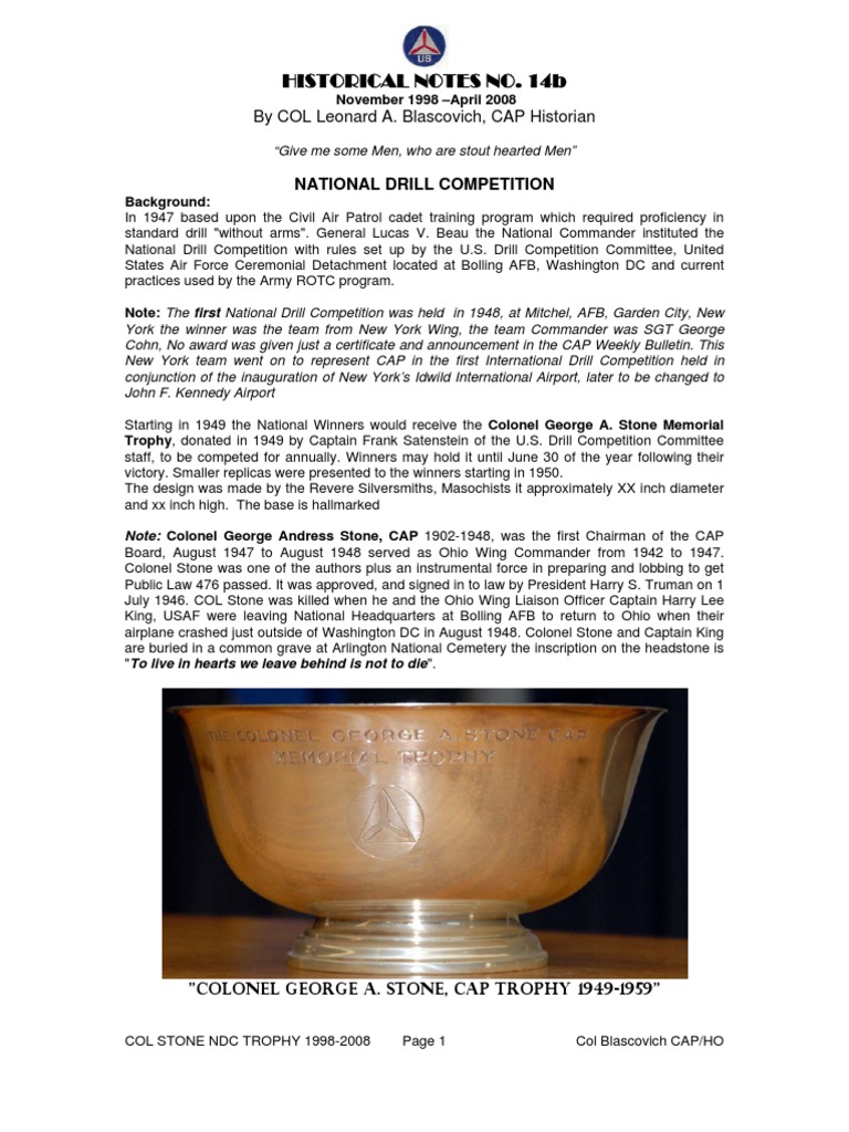 CAP National Drill Competition History | Maxwell Air Force Base | Civil ...