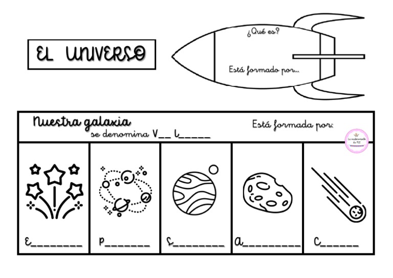 Ficha Interactiva - El Universo | PDF
