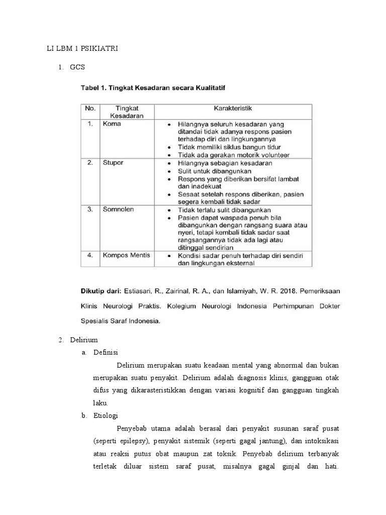 Li LBM 1 Psikiatri | PDF | Pengembangan Diri