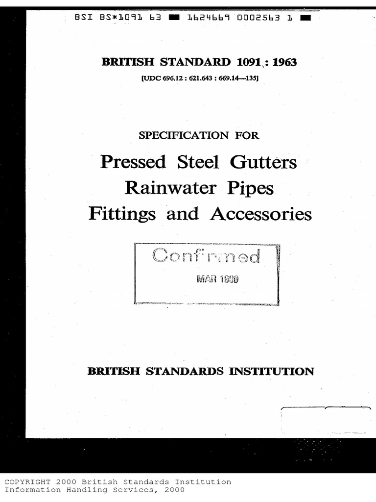BS 1091 - 1963 | PDF