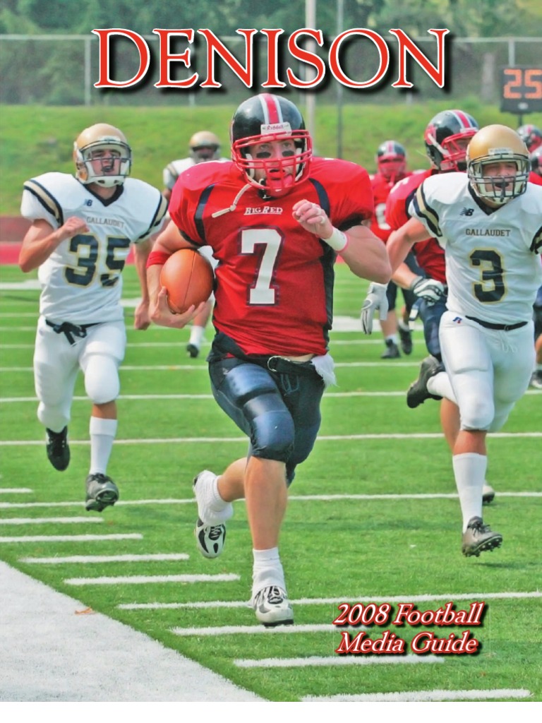 Denison University Football Guide 2008 | PDF | American Football ...