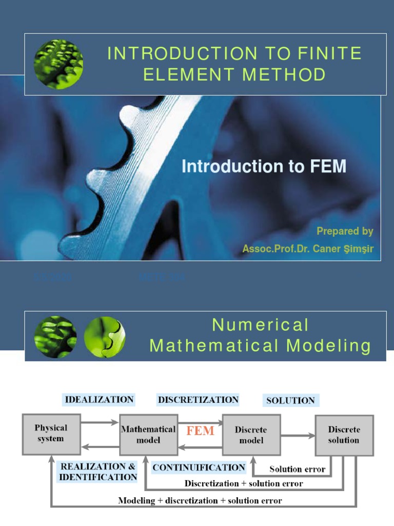W09 Finite Element Method Pdf Finite Element Method Equations