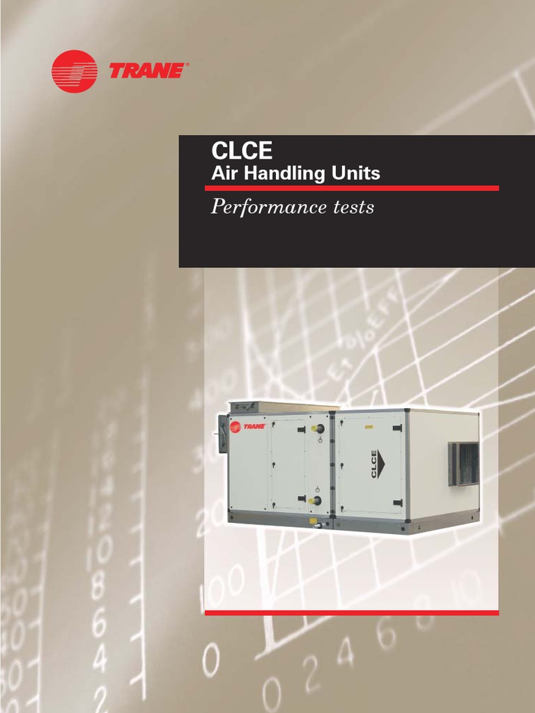 TRANE-CLCE-Air Handling Units | PDF | Calibration | Pressure