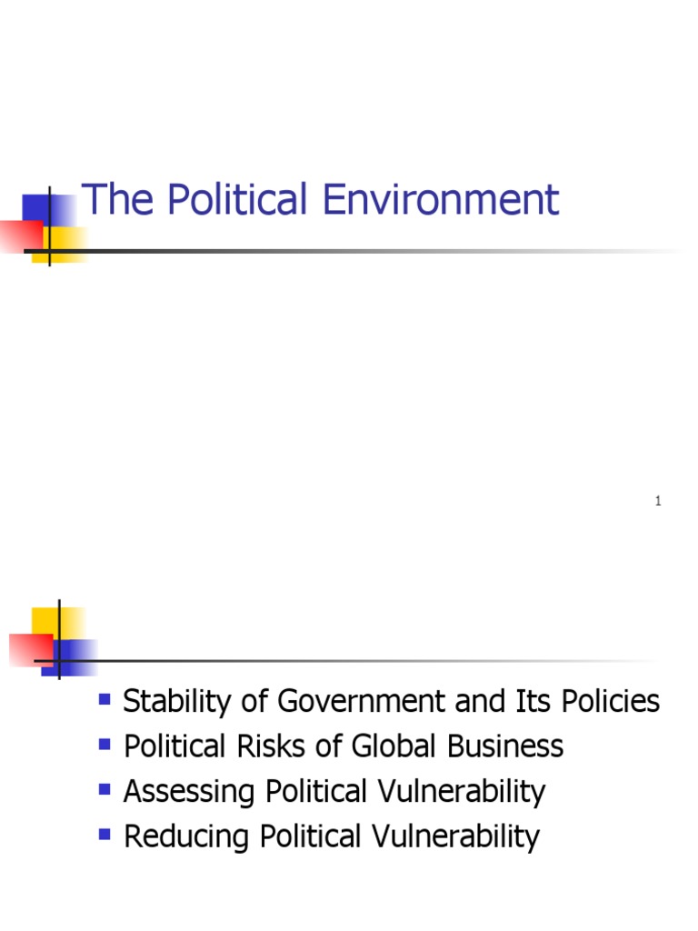 Assessing Political Vulnerability in Business | PDF | Risk | Investing