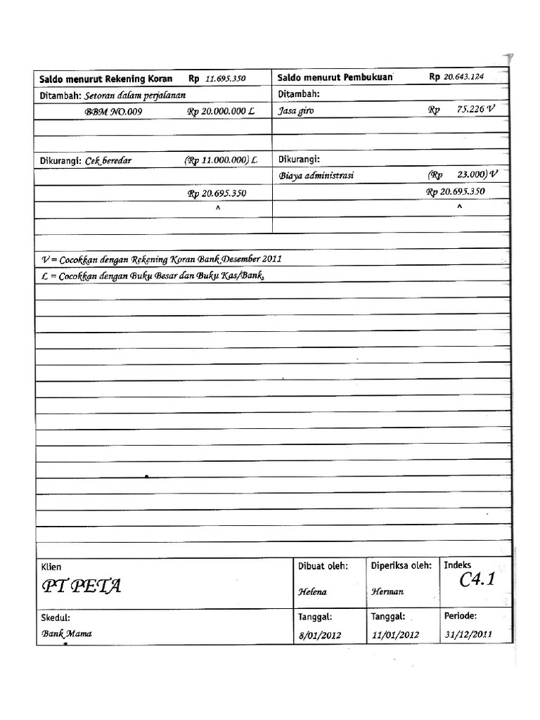 Contoh KKA | PDF