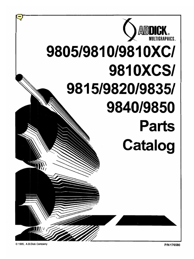 A.B Dick 9800 Series Manual | PDF
