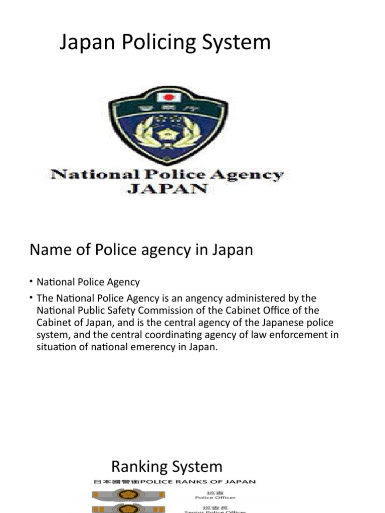 Japan Policing System | PDF