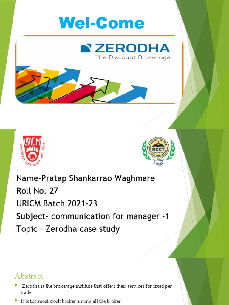 27 Pratap Waghmare Zerodha Case Study | PDF | Stocks | Investments ...