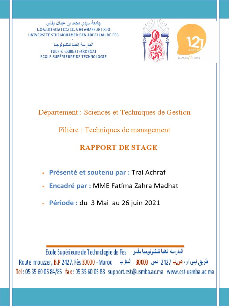 Rapport de Stage en Ressources Humaines | PDF | Salaires | Gestion des ...