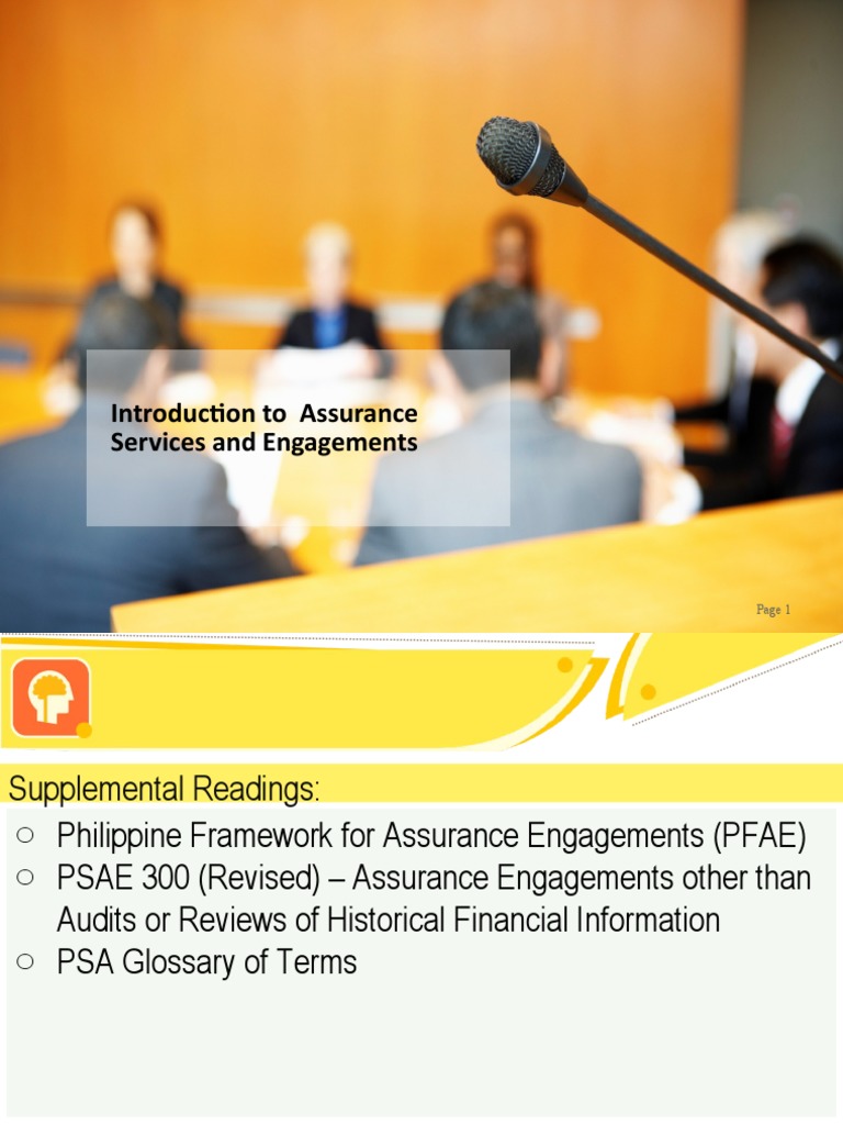 Types of Assurance Engagements Explained | PDF | Risk | Audit