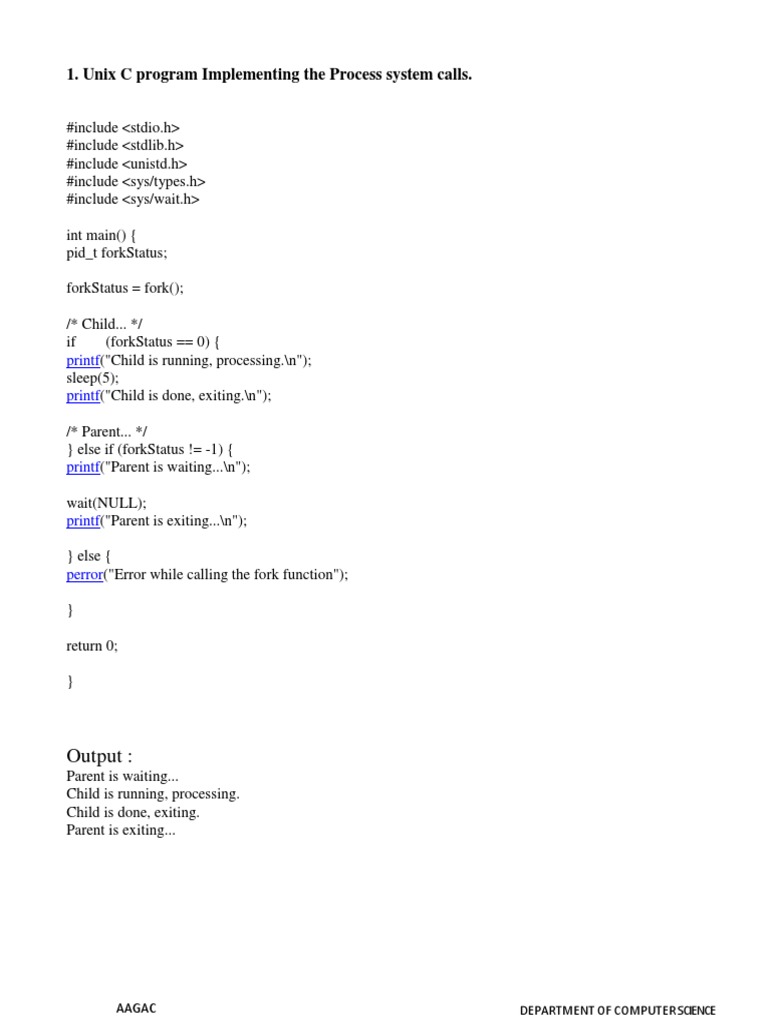 Os Lab Practical | PDF | Operating System | Scheduling (Computing)