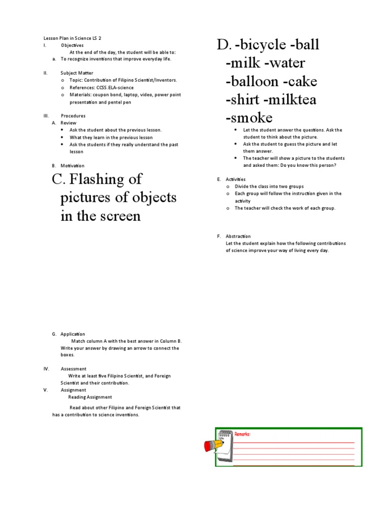 LP in Science 2 LAS 2 | PDF | Invention | Lesson Plan