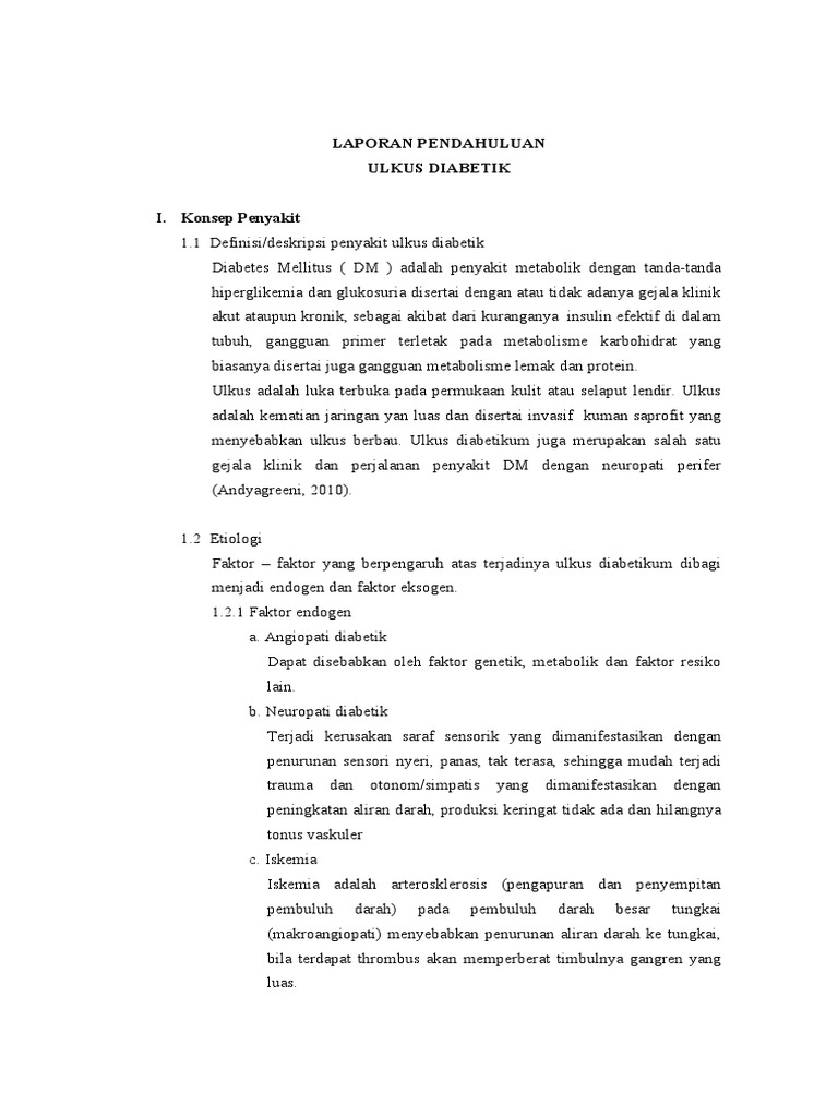 LP Ulkus Diabetic | PDF