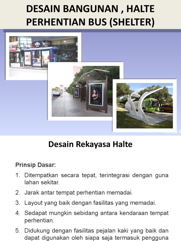 Desain Halte Perhentian Bus Efisien | PDF | Griya & Taman | Teknologi ...