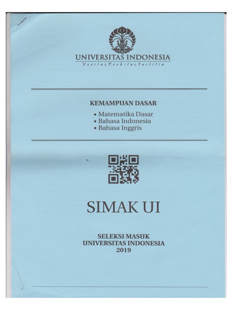 TKD Simak Ui 2019 | PDF
