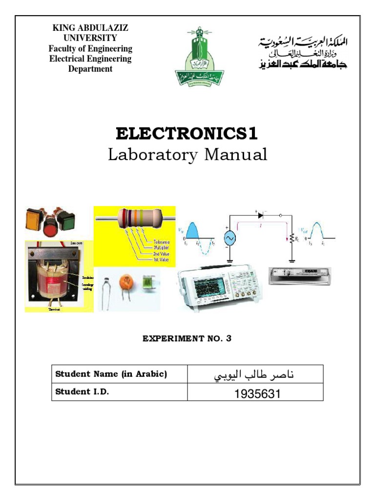 Full Wave Rectifier Lab Manual | PDF | Rectifier | Physical Quantities