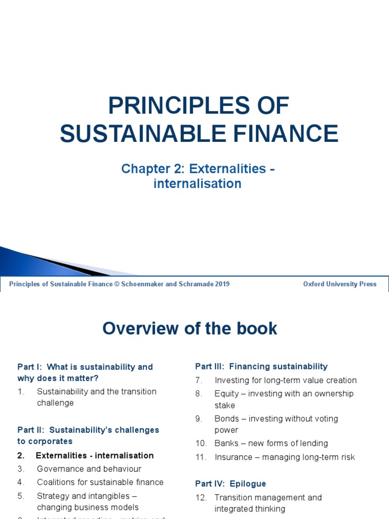 Principles of Sustainable Finance: Chapter 2: Externalities ...