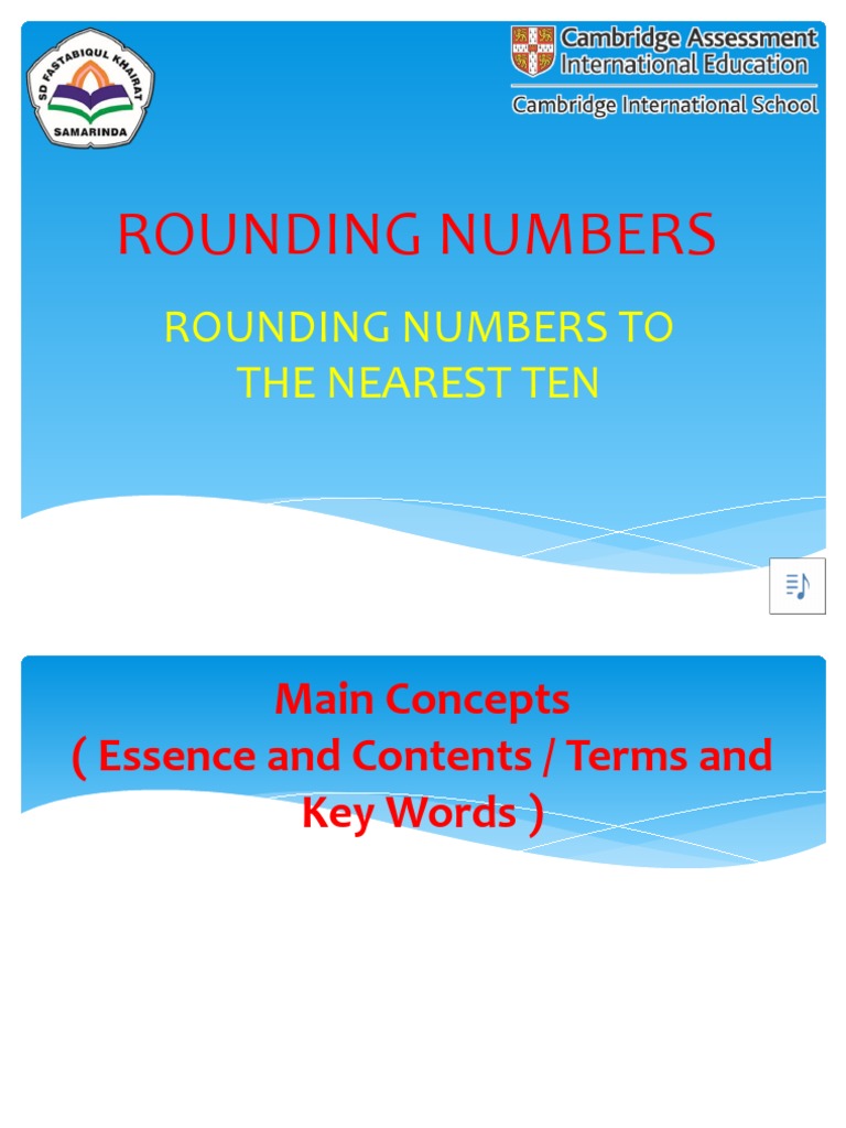Rounding Numbers Persentation | PDF