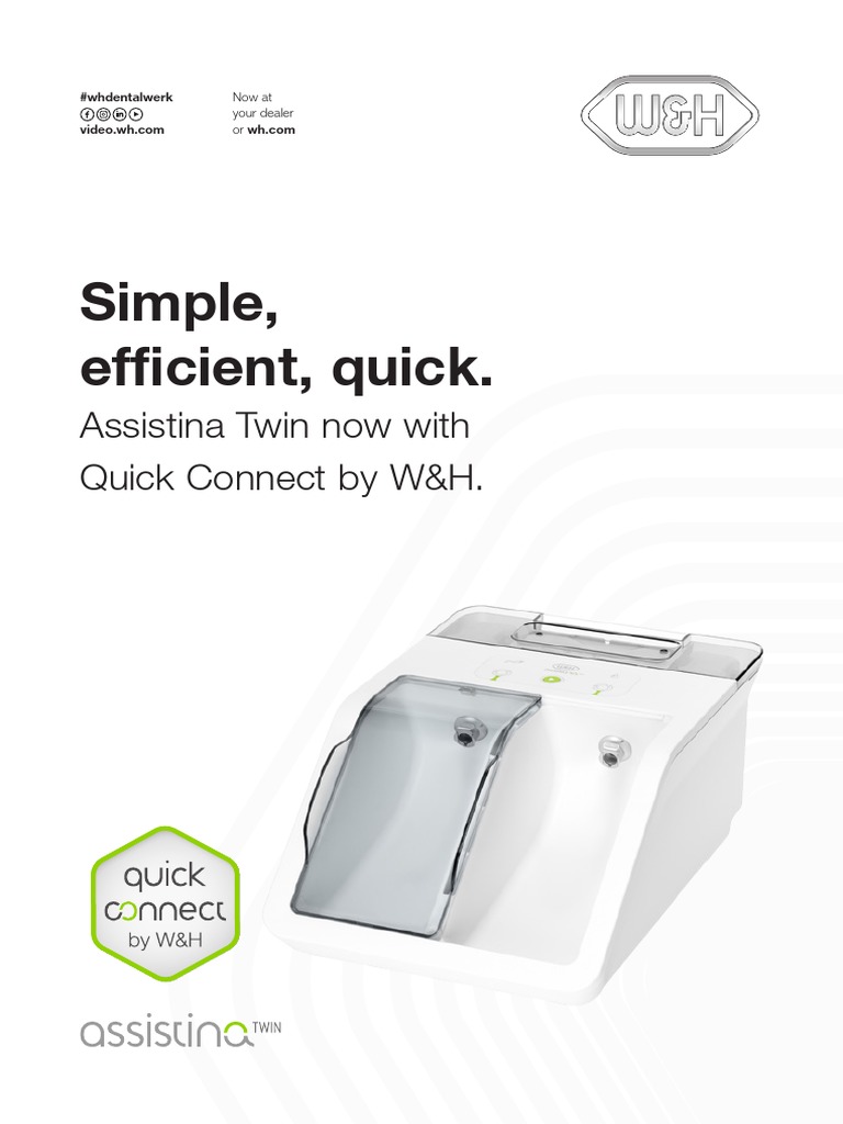 Quick, Efficient Dental Instrument Maintenance with Assistina Twin ...