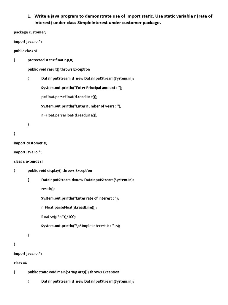 JPR Practical Assignment 15 Solution | PDF