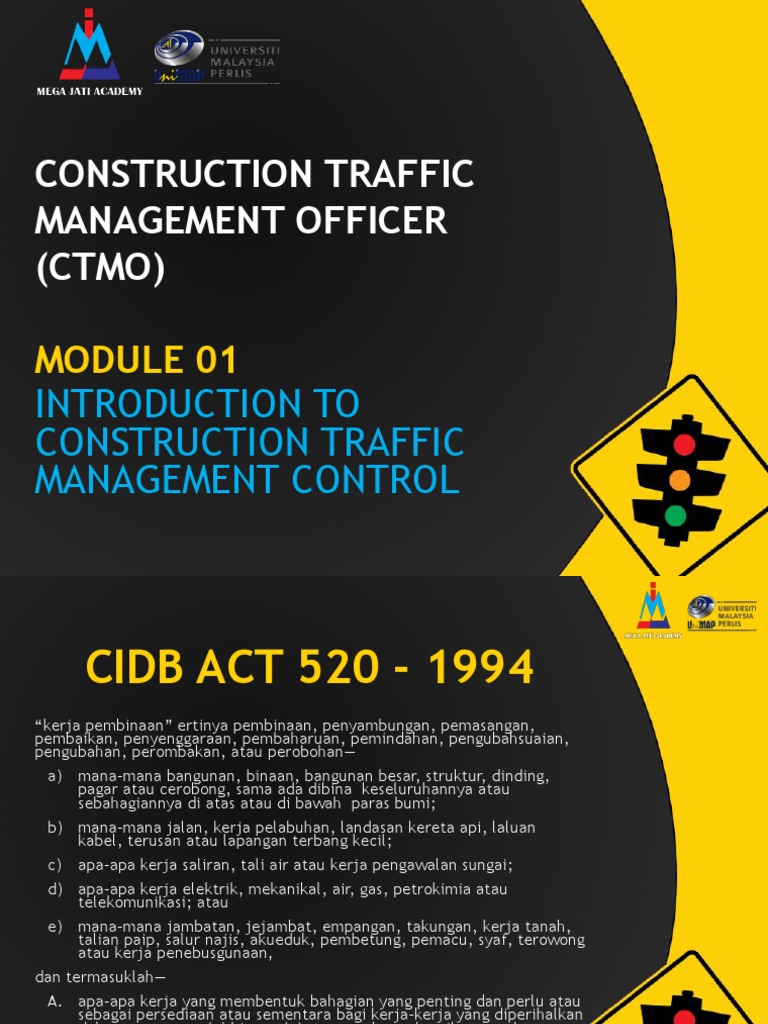 Construction Traffic Management Officer (CTMO) | PDF