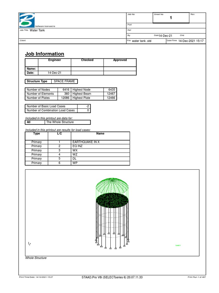 Water Tank.. | PDF | Building Engineering | Structural Engineering