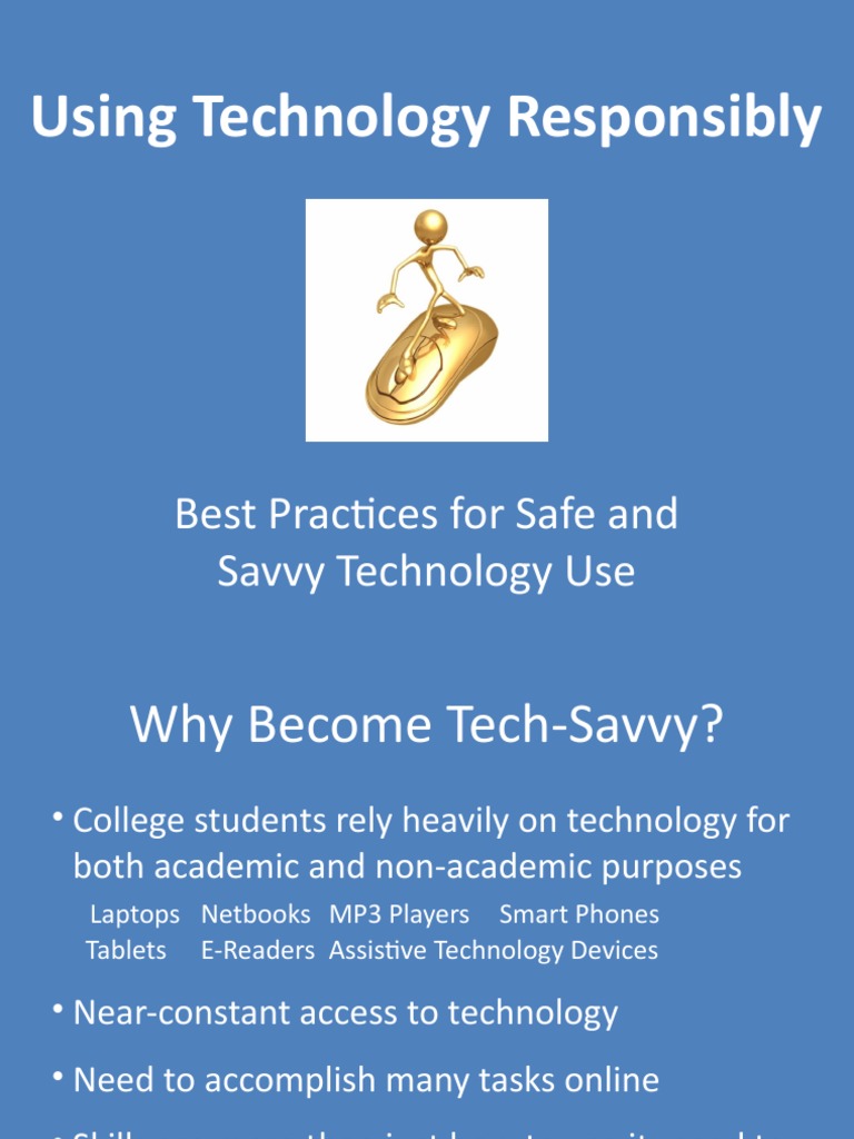 Using Technology Responsibly | PDF | Antivirus Software | Internet