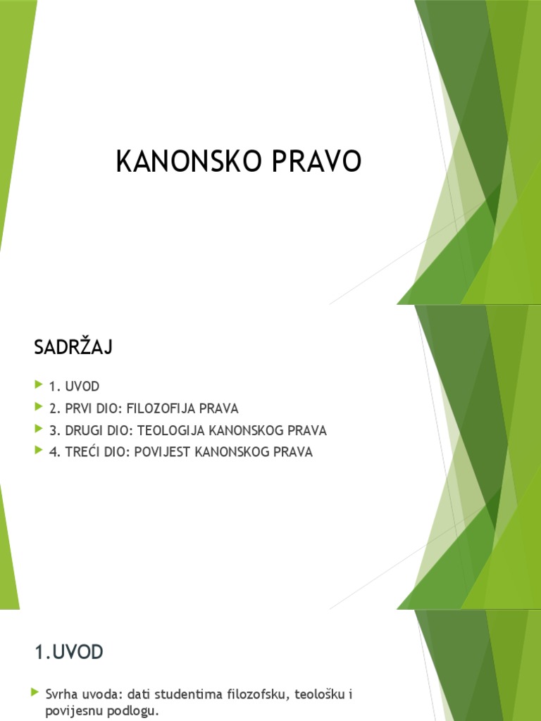 Kanonsko Pravo | PDF