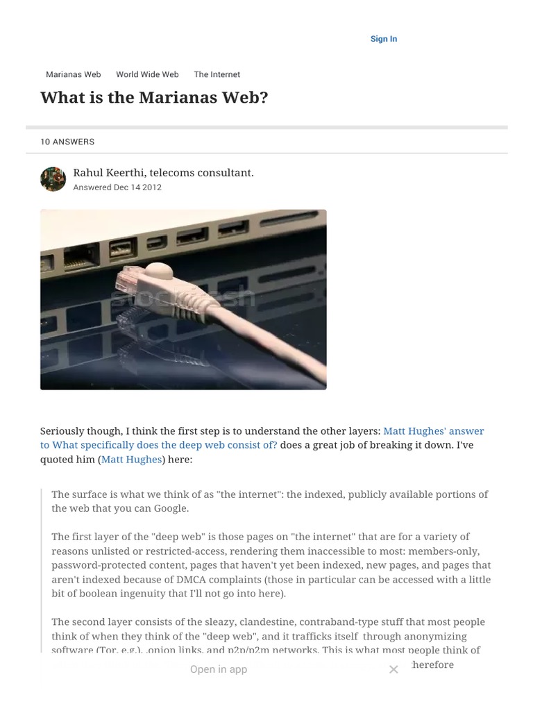 What Is The Marianas Web | PDF | Internet | Internet & Web