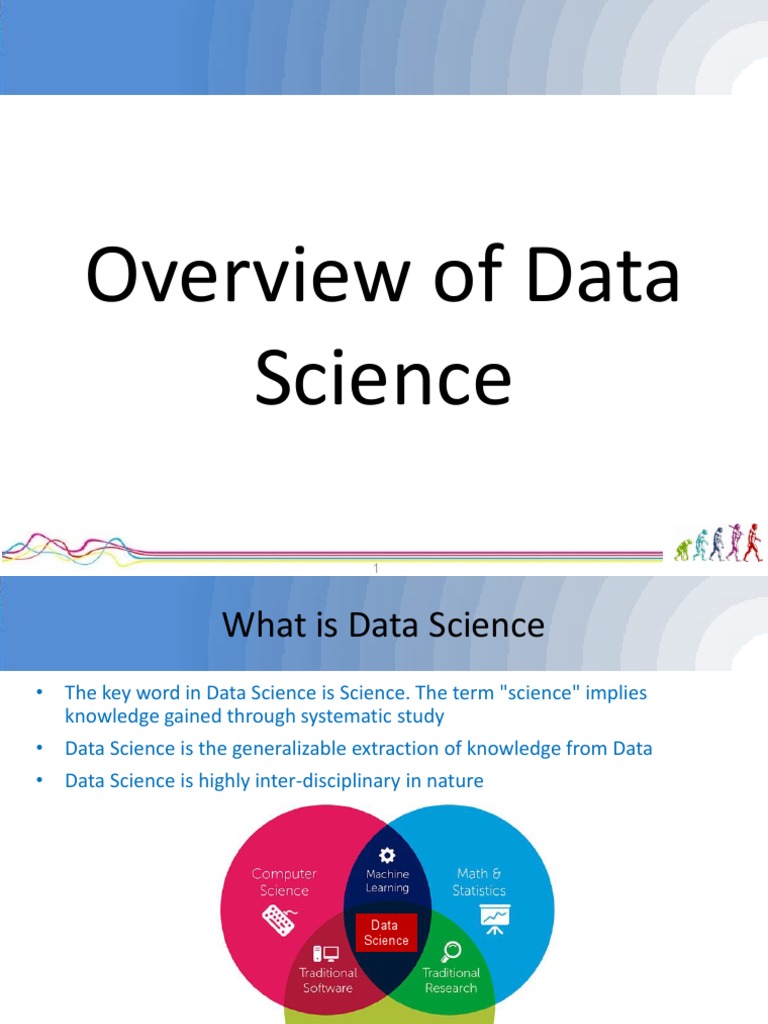 Overview of Data Science | PDF | Analytics | Predictive Analytics