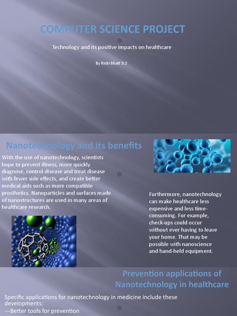 Computer Science Project: Technology and Its Positive Impacts On ...