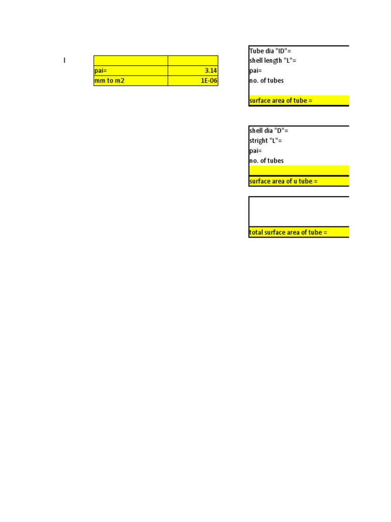Condenser Surface Area Sheet | PDF