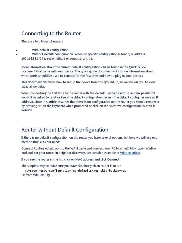 Configuring a MikroTik Router from Scratch: A Step-by-Step Guide to ...