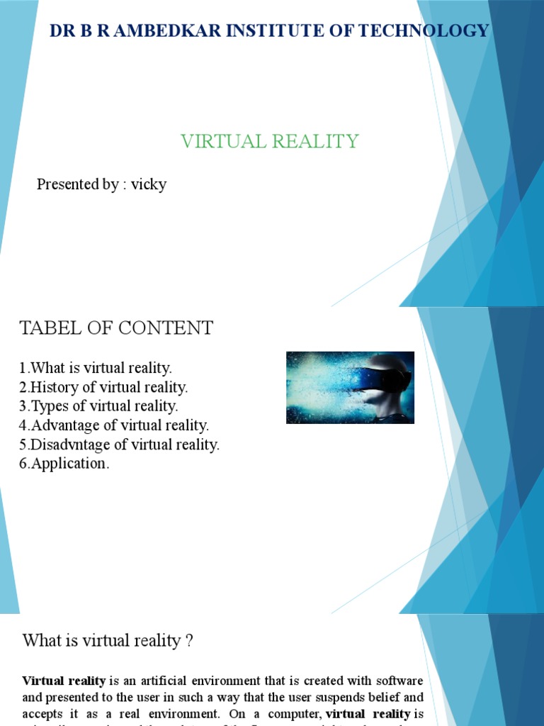 Exploring the Possibilities of Virtual Reality: An Overview of its ...