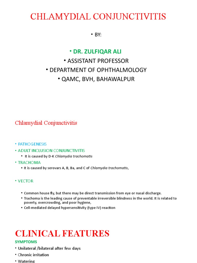 Management of Chlamydial Conjunctivitis and Ophthalmia Neonatorum | PDF ...