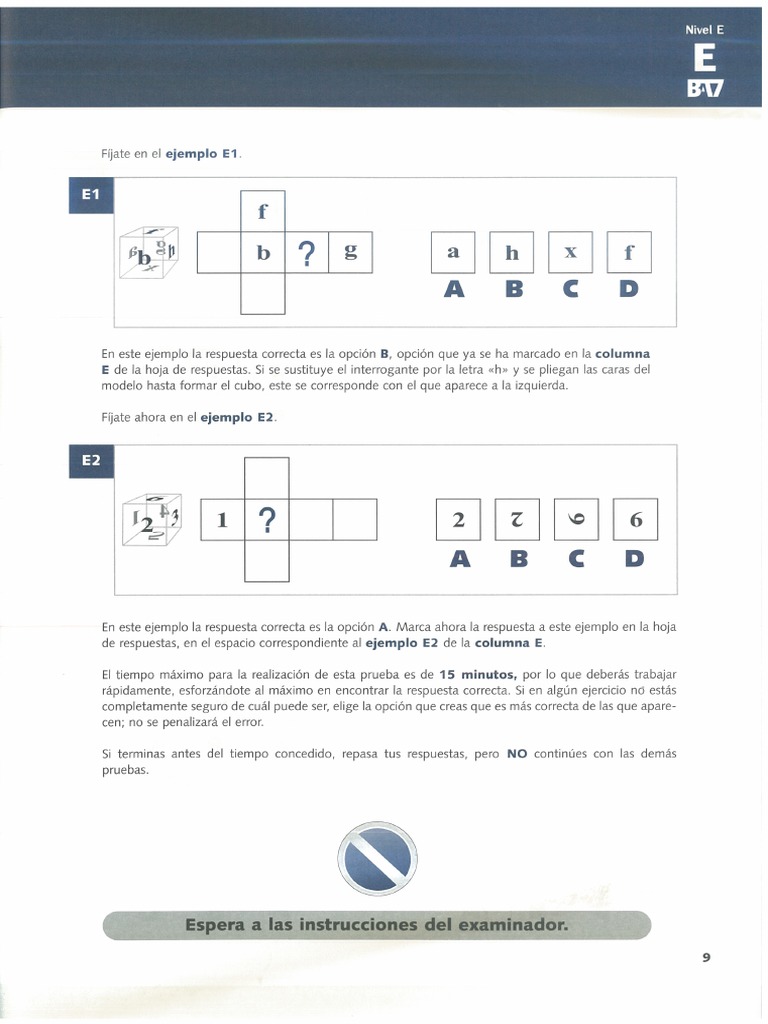 10 Cuadernillo BAT 7 Nivel E | PDF
