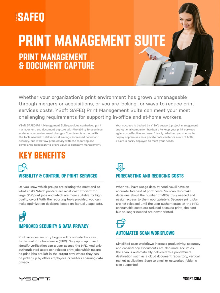 SAFEQ Print Management Suite Datasheet 2021 | PDF | Authentication | Mobile App